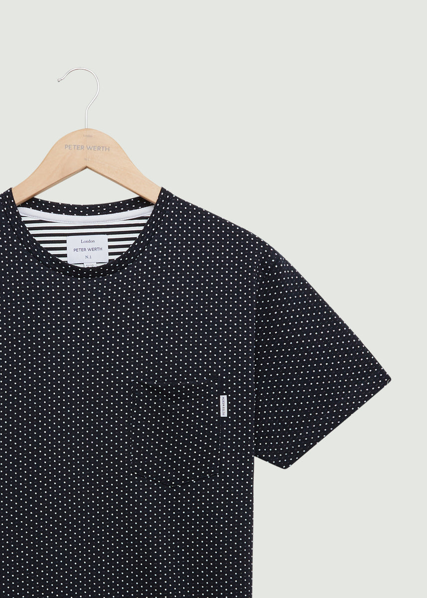 Bridger Tee - Dark Navy – Peter Werth