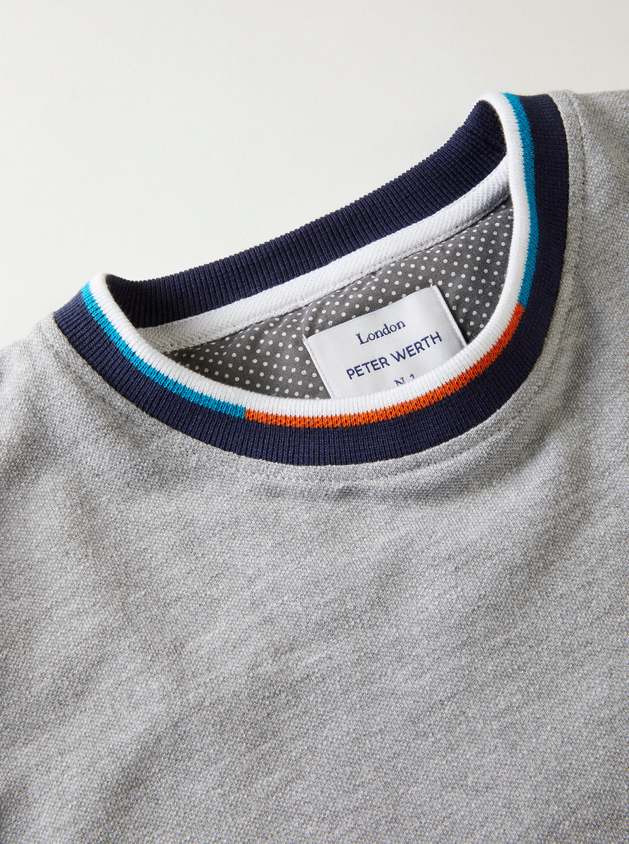 Fergus T-Shirt - Grey Marl – Peter Werth