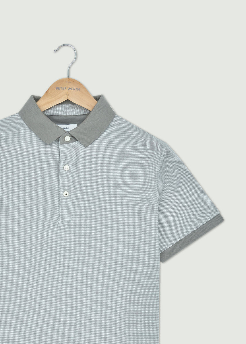 Culross Polo Shirt - Grey – Peter Werth
