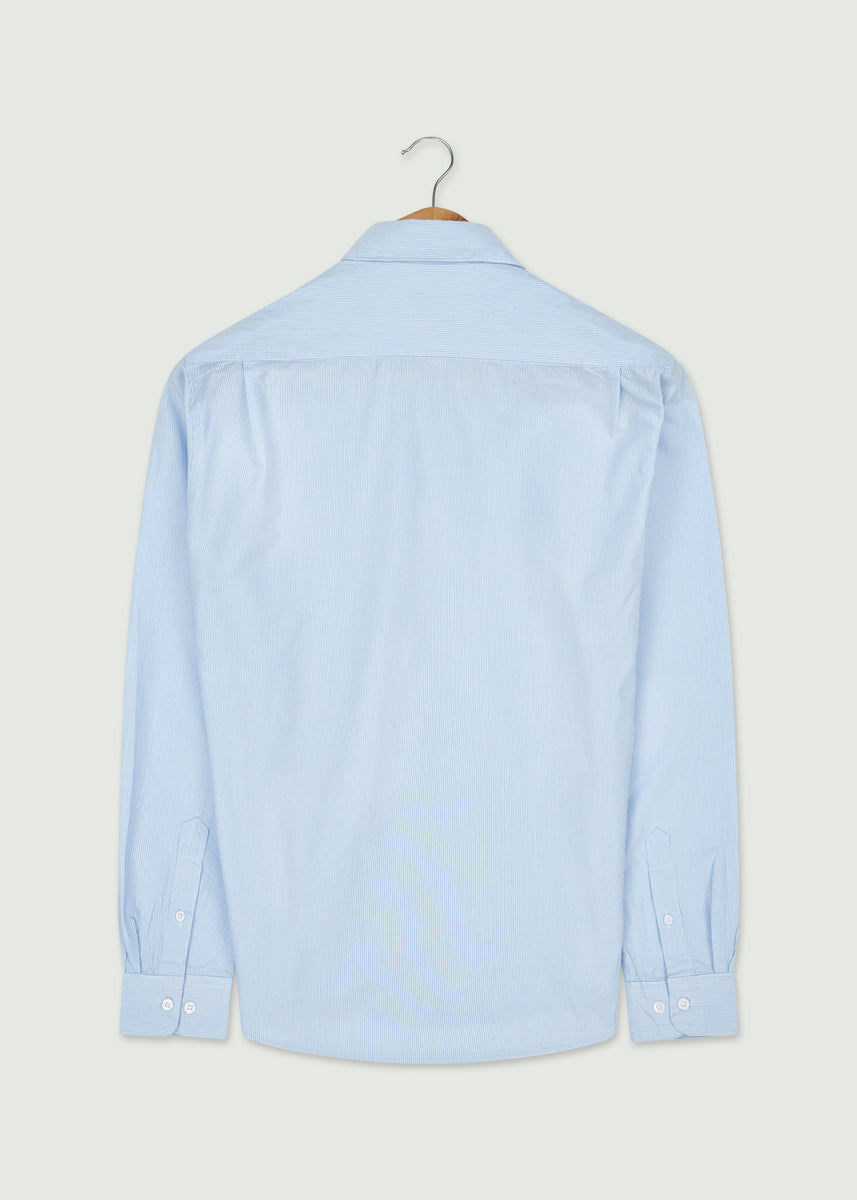 Dupont Long Sleeve Shirt - Light Blue – Peter Werth