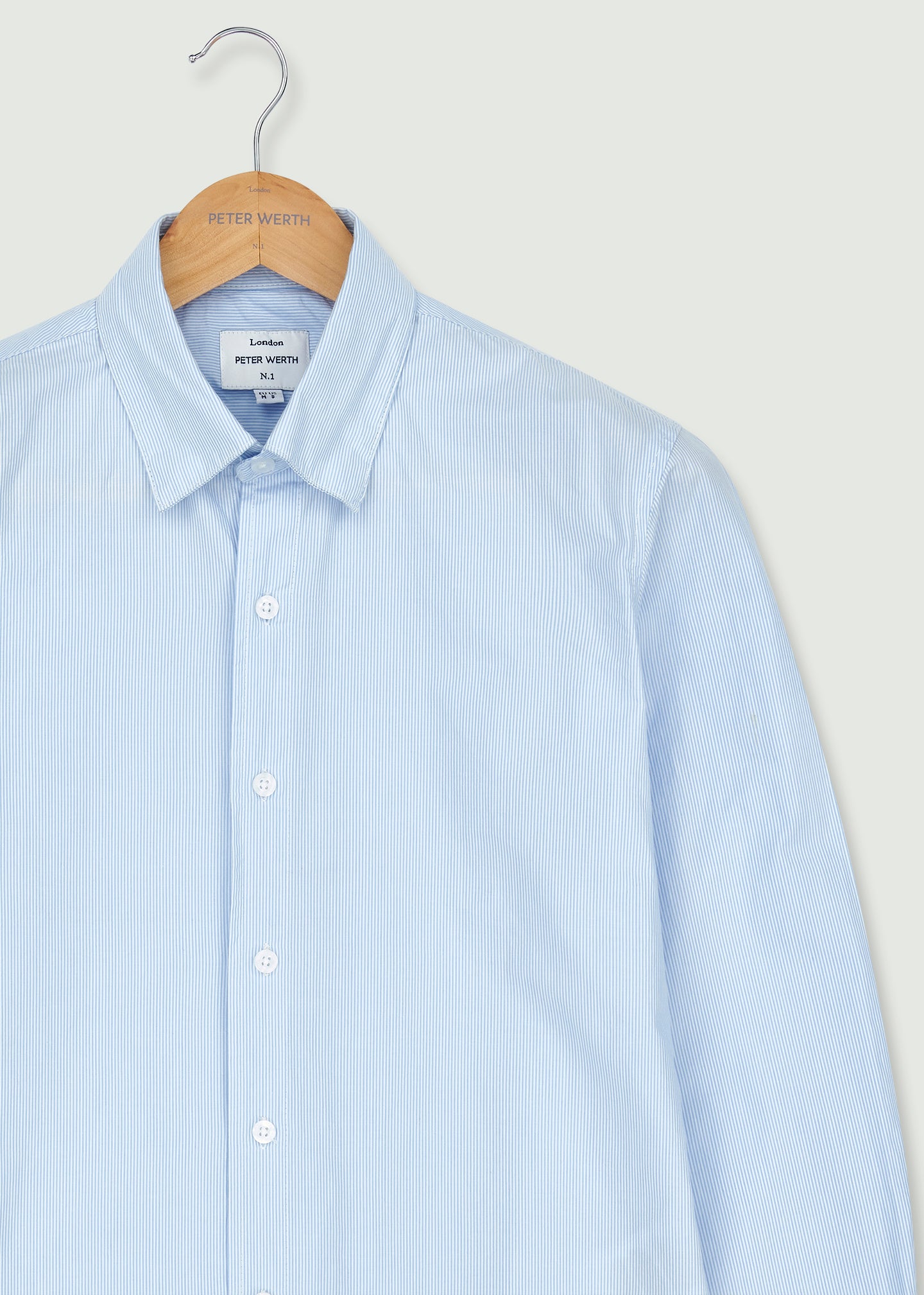 Dupont Long Sleeve Shirt - Light Blue – Peter Werth